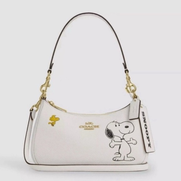 Coach | Bags | Coach X Peanuts Snoopy Teri Shoulder Bag | Poshmark